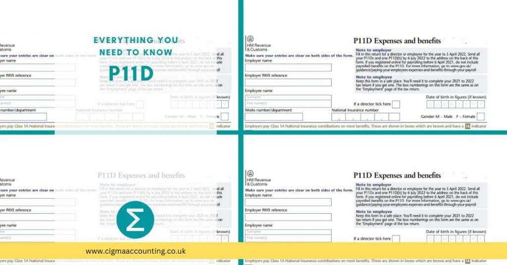 What is a P11D in the UK? - CIGMA Accounting